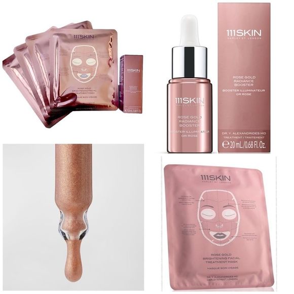 111SKIN | Makeup | 11skinrose Gold Mask Pack Of 4 Masks Rose Gold Radiance Booster 2ml | Poshmark